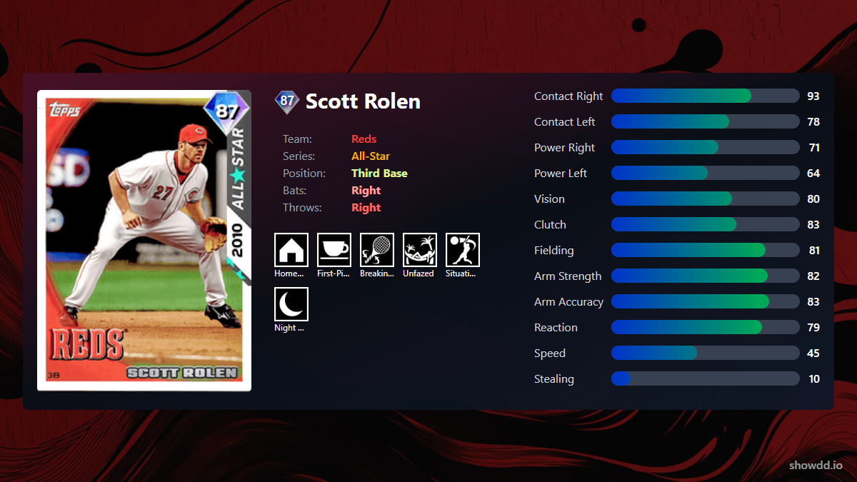 Scott Rolen, 87 All-Star - MLB the Show 25